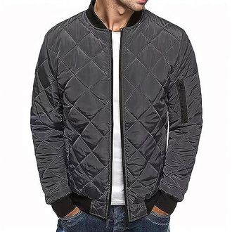 Generic Doudoune Blouson Homme Manteau Capuche Hiver L&eacute;G&egrave;Re Cardigan Veste Matelass&eacute;E Manches Longues sans Men Clothing Hooded en Duvet