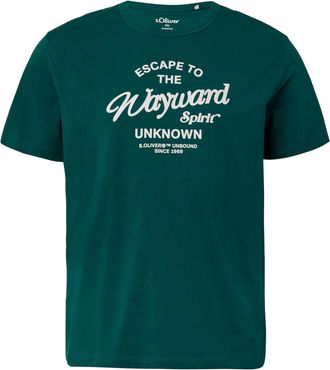 s.Oliver T-Shirt mit Artwork aus Reiner Baumwolle