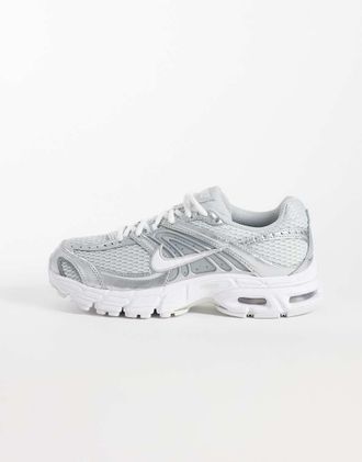 Nike Air Max Moto 2k - Sneaker in Grau und Metallic-Silber