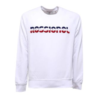 Rossignol Wei&szlig;er Baumwoll-Sweatshirt Hergestellt in Italien - - Sweatshirts & Hoodies - Herren - Wei&szlig; - S