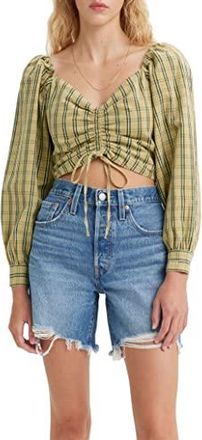 Levi's Devin Chemisier Femme, Zelda Plaid Weeping Willow, L