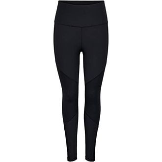Only Only Play Legging de Sport ONPJANA-2 pour Femme, Taille Haute, Coupe ajustée, Legging de Sport, Noir, L