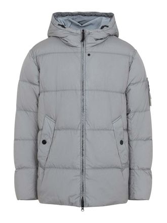 Stone Island Blouson Rembourr&eacute; - Gris
