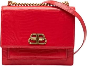 Balenciaga Sac bandouli&egrave;re vintage Pre-owned - Femme - Pre-owned - Rouge - Taille: ONE Size