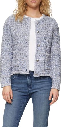 s.Oliver Strukturierte Strickjacke in Melange-Optik