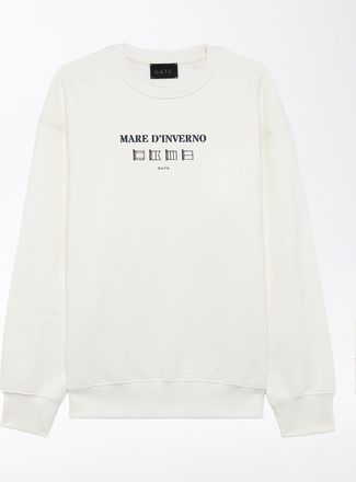 D.A.T.E. sweatshirt mare dinverno ivory