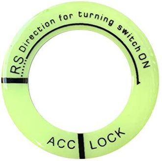 Generic Autocollant De Porte-clés Lumineux Fluorescent - Autocollant De Trou De Serrure De Véhicule - Anneau De Commutateur Dallumage Décoratif - Sans Trace
