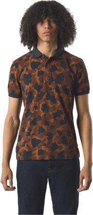 Pretty Green Poloshirt f&uuml;r Herren, kurz&auml;rmlig (Braun)