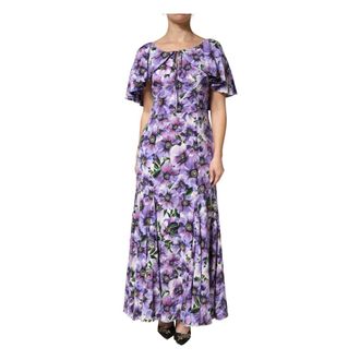 Dolce & Gabbana Maxikleid - - Dresses - Damen - Lila - XL