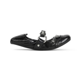 Balenciaga Schwarze Ledersandalen f&uuml;r Frauen - - Shoes - Damen - Schwarzk - 36 EU