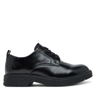 Calvin Klein Oxford Schuhe Calvin Klein Low Cut Lace-Up Shoe V3X4-83182-1453 S Schwarz