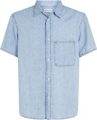 Calvin Klein Chemise en coton mélangé