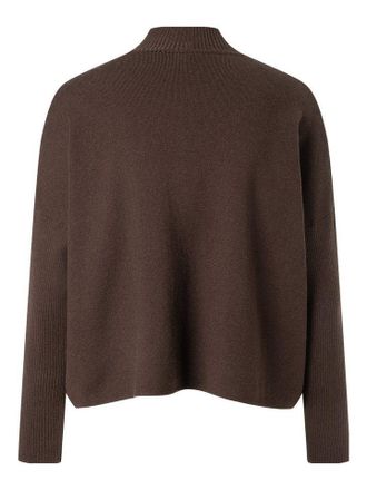 More & More Rundhalspullover l&auml;ssiger Oversized-Feinstrickpullover