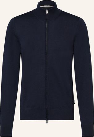 HUGO BOSS Strickjacke Balonso blau