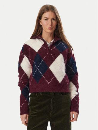 Tommy Jeans Pullover Fluffy DW0DW23351 Violett Regular Fit