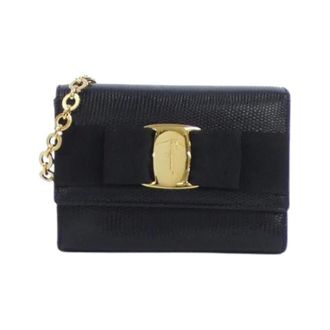Ferragamo Mini sac &agrave; bandouli&egrave;re Pre-owned - Femme - Pre-owned - Noir - Taille: ONE Size
