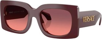 Versace Femme, Accessoires, Violet, Taille: 54 MM Square Lunettes de soleil