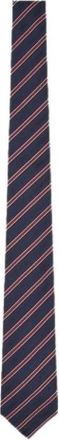Emporio Armani Cravate en soie - Homme - Accessoires - Bleu - Taille: ONE Size