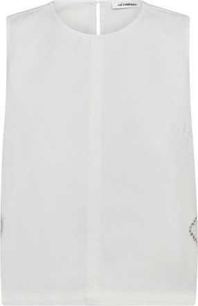 Co'Couture Femme, Blouses et Chemises, Blanc, Taille: 44 FR Blouses
