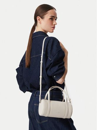 Calvin Klein Handtasche Foil Logo Small Duffle Bag LV04F3663G Creme