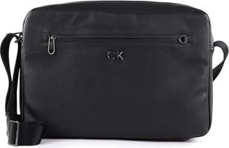 Calvin Klein Foundation Messenger W/PCKT CK Black
