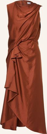 Reiss Reiss Satinkleid Mabel Mit Volants rot
