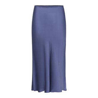 Part Two Jupe Midi - Femme - Jupes - Bleu - Taille: 50 FR