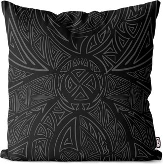 Void Watches Kelten Runen Wikinger Kissenbezug Kissenhülle Sofakissen Kissen Deko Weihnachten Winter Weihnachtsdeko, Kissen Größe:60 x 60 cm