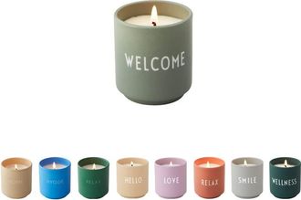 DESIGN LETTERS duftkerzen im glas klein | duftkerze aus 100% Sojawachs et Brenndauer bis zu 15 Stunden | weihnachts Sammlung und entspannung geschenk f&uuml;r frauen | di