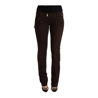 Cycle Elegante Slim Fit Stretch Jeans - - Jeans - Damen - Braun - W29