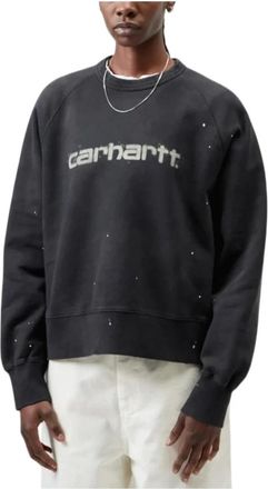 Carhartt Work in Progress Femme, Sweatshirts et sweats &agrave; capuche, Noir, Taille: 36 FR Painter SweaT-shirt W