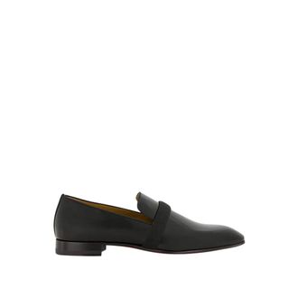 Christian Louboutin Homme, Chaussures, Noir, Taille: 41 EU Dandydeco Patent Mocassins