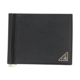 Prada Pre-owned Vintage Bi-fold Wallet - Femme - Pre-owned - Noir - Taille: ONE Size