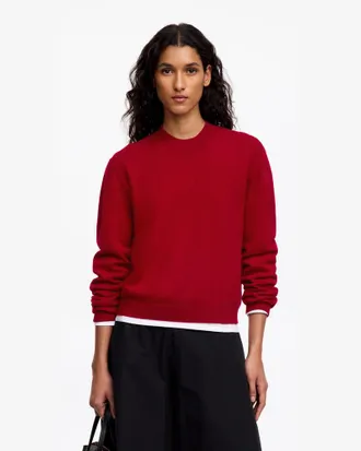 Arket Pullover Aus Weicher Merinowolle -Rot