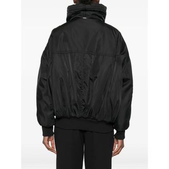 System Quilted Nylon Jacket - Black