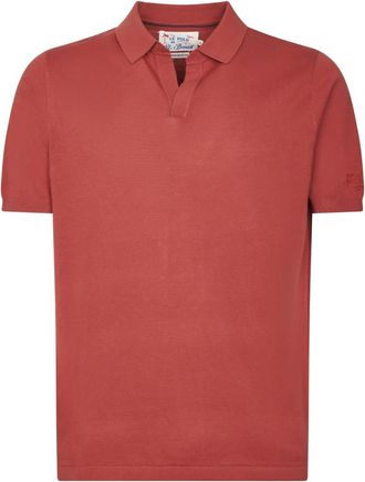 MC2 Saint Barth Homme, Tops, Orange, Taille: M Sloan Cotton Polo