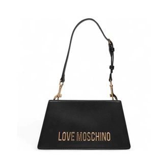 Love Moschino Femme, Sacs, Noir, Taille: ONE Size Sac bandouli&egrave;re en polyur&eacute;thane avec fermeture &eacute;clair