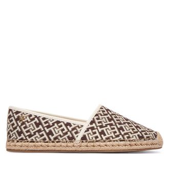 Tommy Hilfiger Espadrilles Tommy Hilfiger Th Monogram Jacquard FW0FW09501 Braun