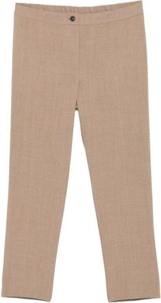 Marina Rinaldi Femme, Pantalons, Brun, Taille: W25 Slim-fit Pantalons