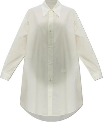 Maison Margiela Femme, Robes, Blanc, Taille: 38 FR Robe Style Chemise