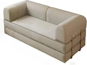 Generic Modulares Sofa aus hochdichtem Schaumstoff, 3-in-1 umwandelbares zusammenklappbares Einzelschlafsofa, Couch ohne Knochen,for Wohnzimmer und Schlafzimm