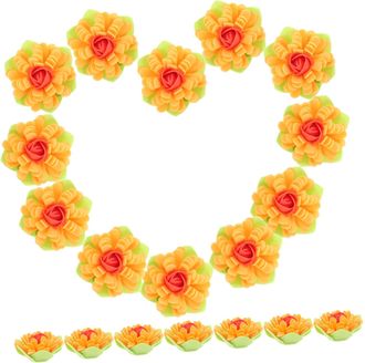 Garneck 50 St&uuml;ck Kleiner Aromatherapie Blumendiffusor Aus Pe Material Langlebig Und Sicher Schreibtisch Duftdekoration F&uuml;r B&uuml;ro Wohnzimmer Und Badezimmer