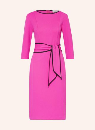 Joseph Ribkoff Etuikleid mit 3/4-Arm - NEONPINK/ SCHWARZ