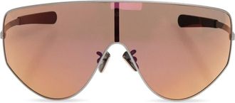 Moncler unisex, Accessoires, Brun, Taille: 45 MM Tanium Lunettes de soleil