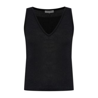 Rag & Bone Femme, Tops, Noir, Taille: 42 FR Haut &agrave; col en V