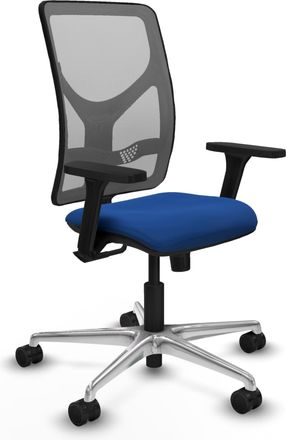 Piqueras y Crespo Stuhl Home Office mit 3D-Armlehnen, h&ouml;henverstellbare Lendenwirbelst&uuml;tze, ausgestattet mit 3 Positionen und Schneideschaum, mit Rollen von 65 mm, Nylo