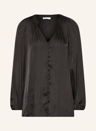 Mrs & Hugs Mrs & Hugs Satinbluse schwarz