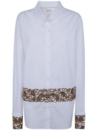 Dries Van Noten White Shirt Cheers