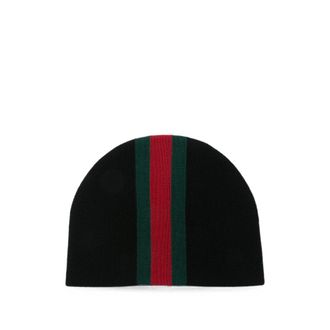 Gucci Web-stripe Beanie Hat