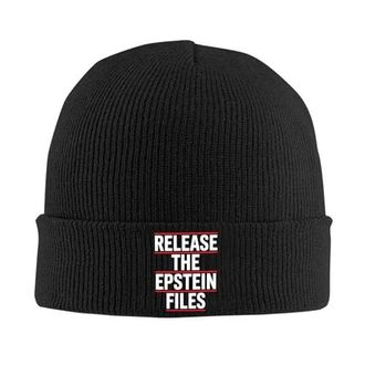 Generic Publier Les Dossiers Epstein Femme Homme Bonnets Tricot&eacute; Coupe-Vent Bonnet De Trawler Classique Bonnets Hiver pour Cyclisme Randonn&eacute;e Jogging